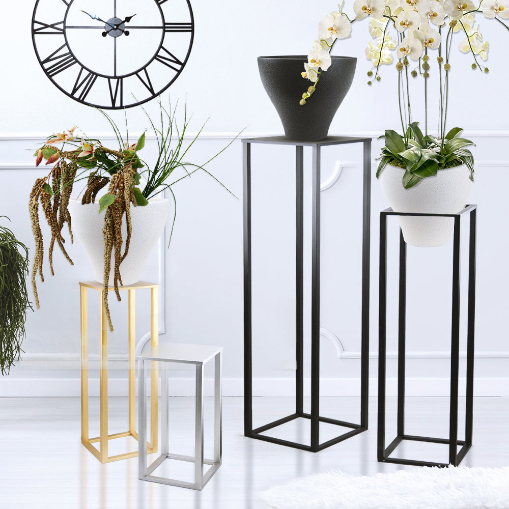 Metal Work Pedestal Stand LT 09 L Shape Table With Metal O Leg C/w