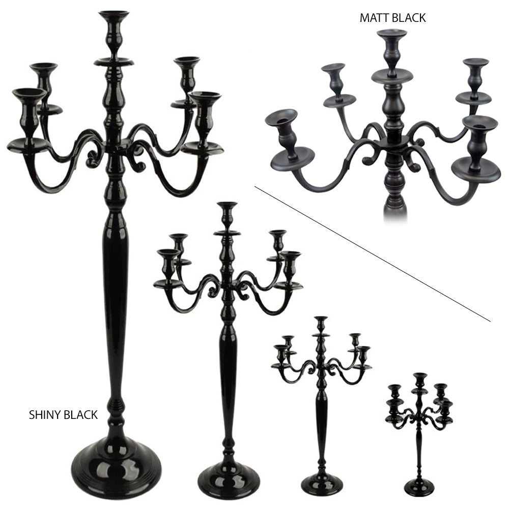 black candelabra