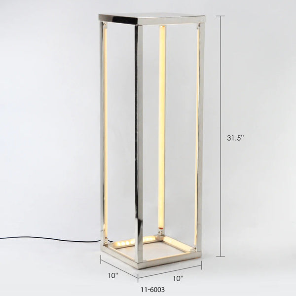 Luminous Light Metal Stand
