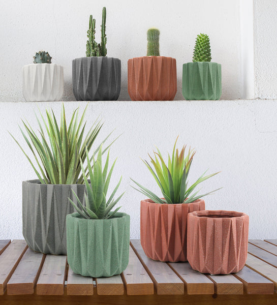 Geometric Organic Ceramic Planters - Wholesale Case