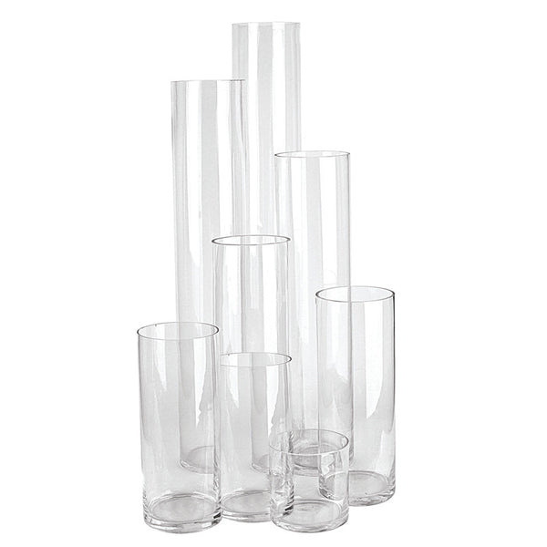 6-inch Opening Tall Glass Cylinders - Wholesale Case